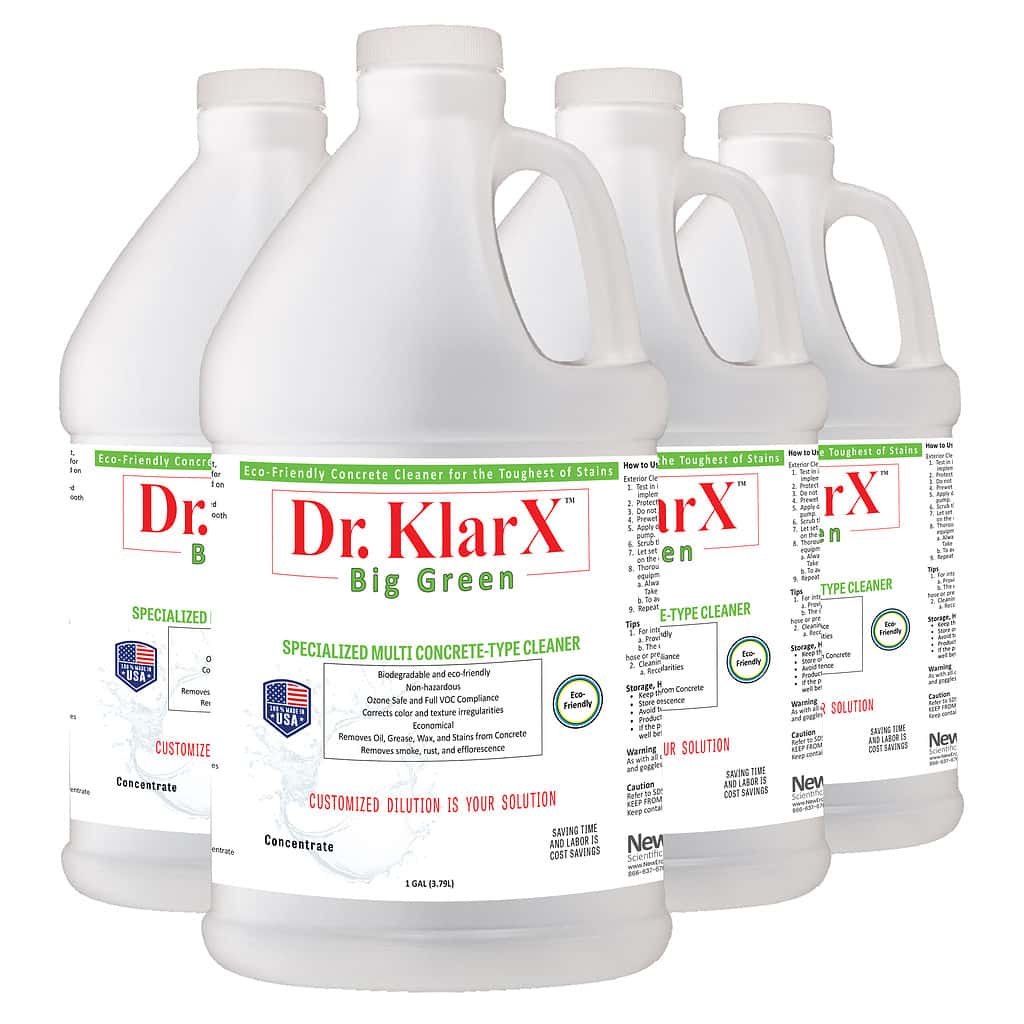 Dr. KlarX™ Big Green Concentrate - Specialized Concrete Cleaner - (4/1 ...