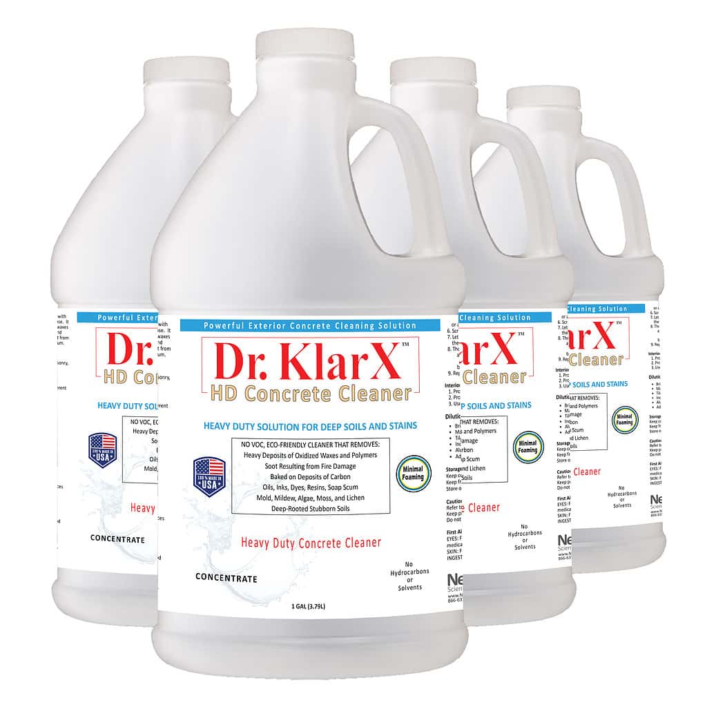 Dr. KlarX™ HD Concrete Cleaner - Heavy-Duty Solution For Deep Concrete ...