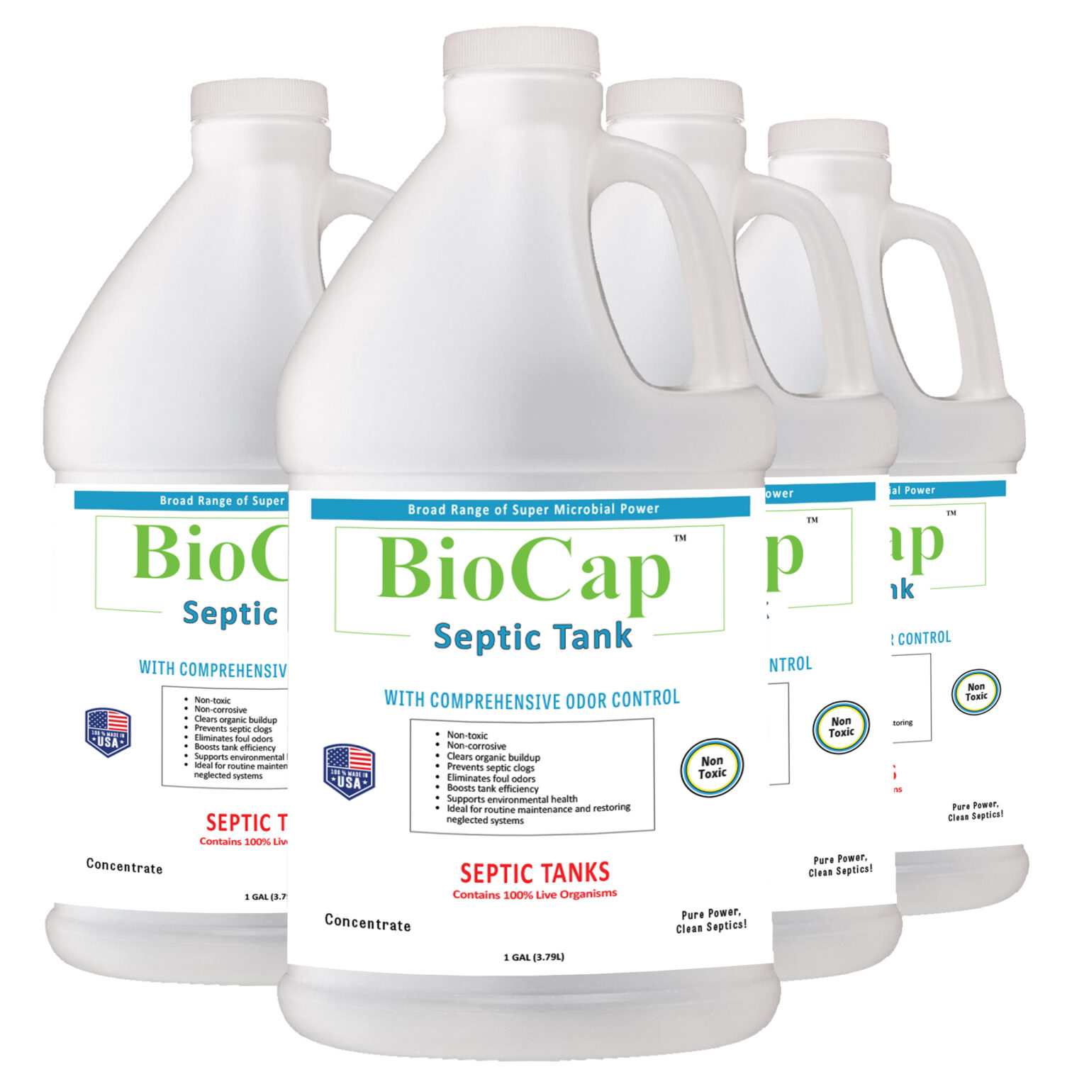 BioCap™ Septic Tank - Nature’s Proven Fix For Septic Systems - (4/1 ...